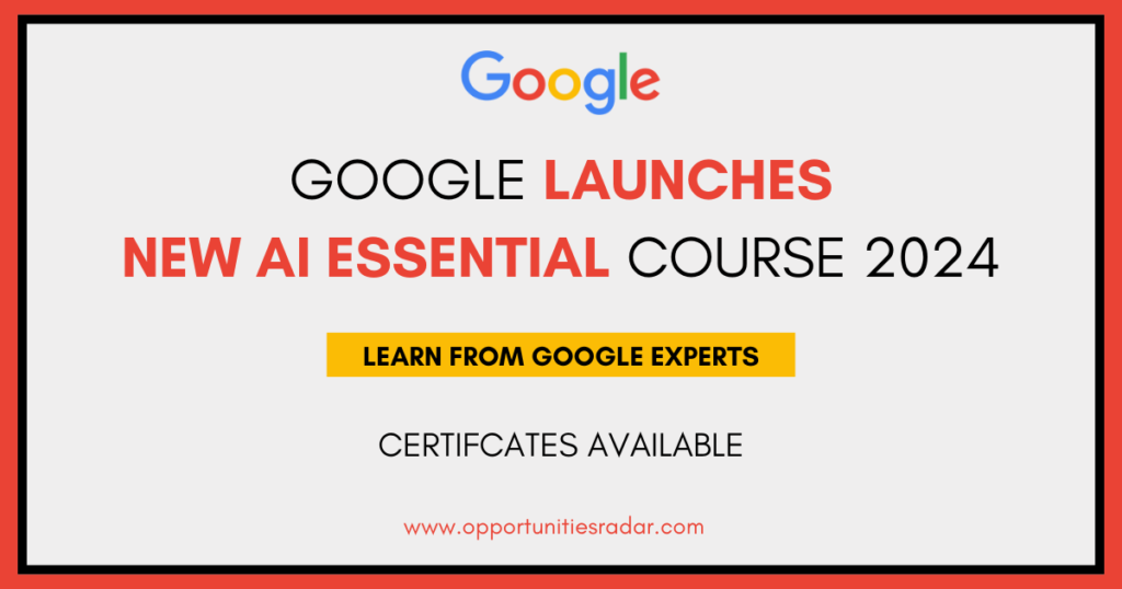 New Google AI Essentials Course 2024 | Learn from Google Experts