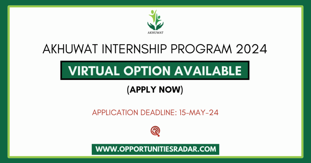 Akhuwat Internship Program 2024 | Deadline 15 May 2024