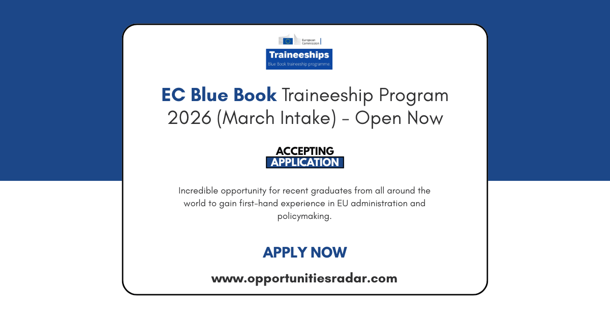 EC Blue Book Traineeship Program 2026 (March Intake) - Open Now