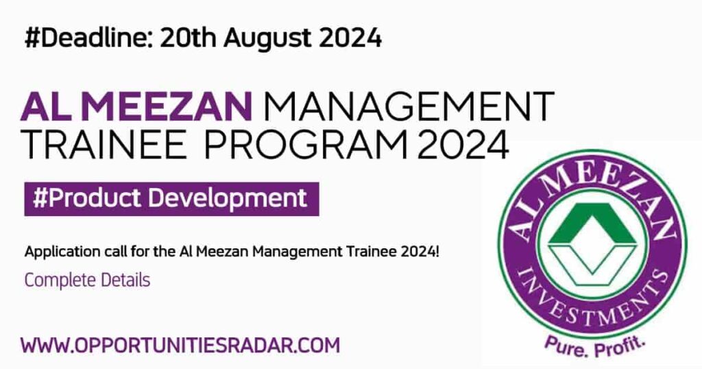 Al Meezan Management Trainee 2024 ( Product Development)