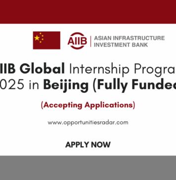 AIIB Global Internship Program 2025 in Beijing (Fully Funded)