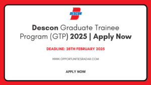 Descon Graduate Trainee Program (GTP) 2025