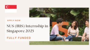 NUS IRIS Internship in Singapore 2025-26 | Fully Funded