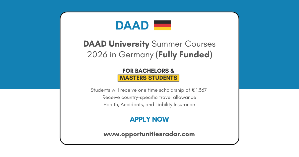 DAAD University Summer Courses 2026 in Germany (Fully Funded)