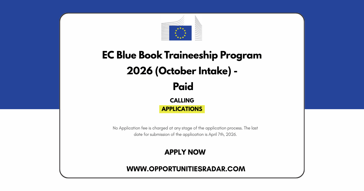 EC Blue Book Traineeship Program 2026 (October Intake) - Paid