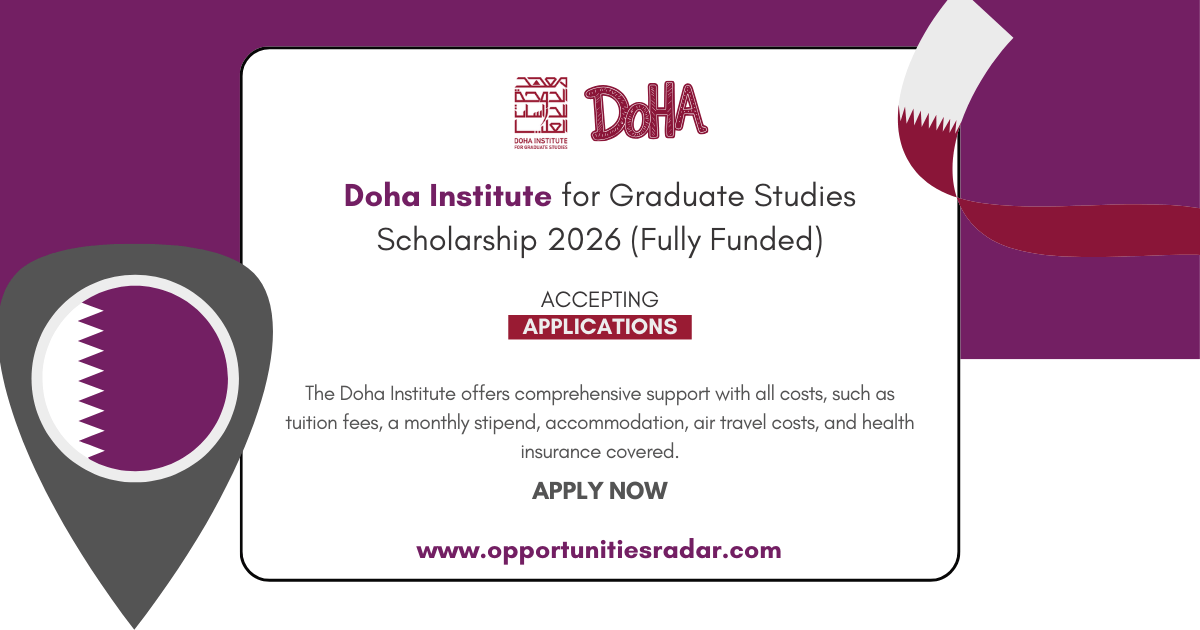 Doha Institute for Graduate Studies Scholarship 2026 (Fully Funded)