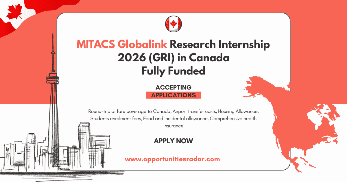 MITACS Globalink Research Internship 2026 (GRI) in Canada