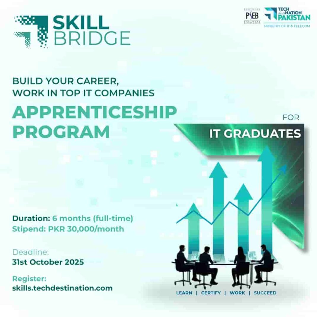 PSEB Apprenticeship Program 2025 (Stipend 30,000 PKR)