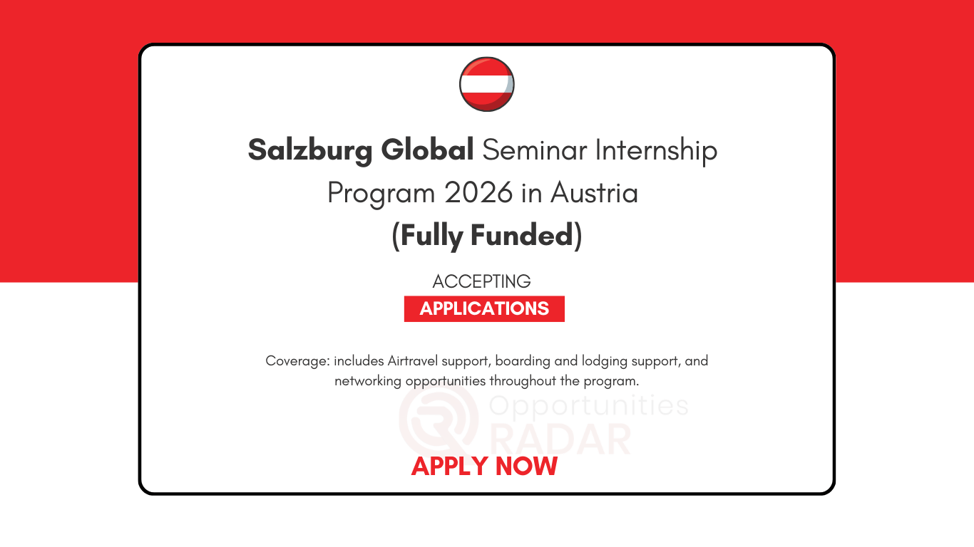 Salzburg Global Internship Program 2026 in Austria (Fully Funded)