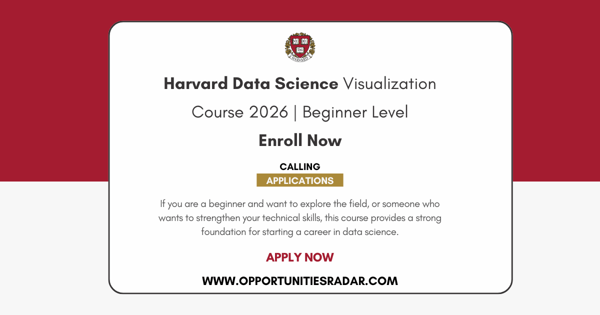 Harvard Data Science Visualization Course 2026 | Beginner Level